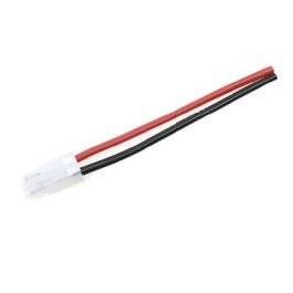 Tamiya stekker met 12cm silicone kabel 14awg, man