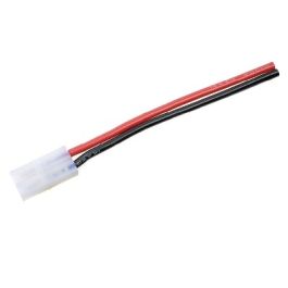 Tamiya stekker met 12cm silicone kabel 14awg, vrouw