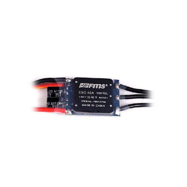 FMS - Esc 40A 5A 200Mm Wire Led Firefly/Cj6/Sky Trainer (FMSESC40A200)