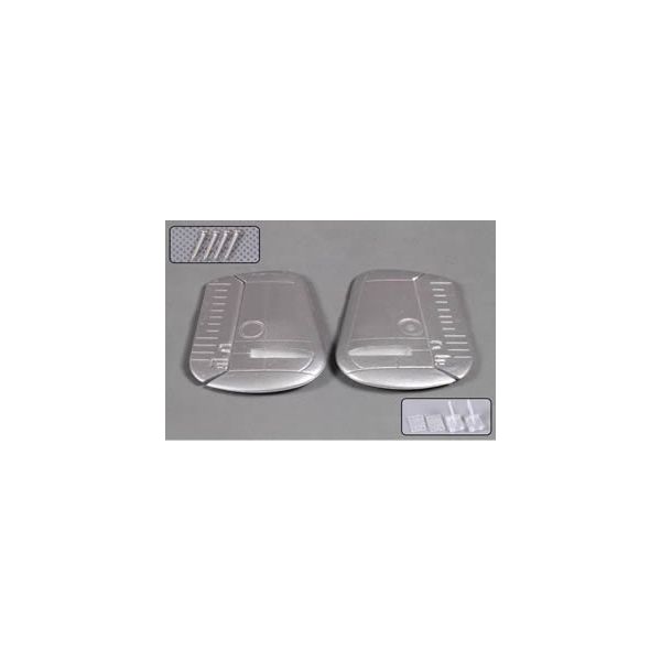 FMS - B25 Mitchell Rudder Fins (FS-MD105-SILVER)