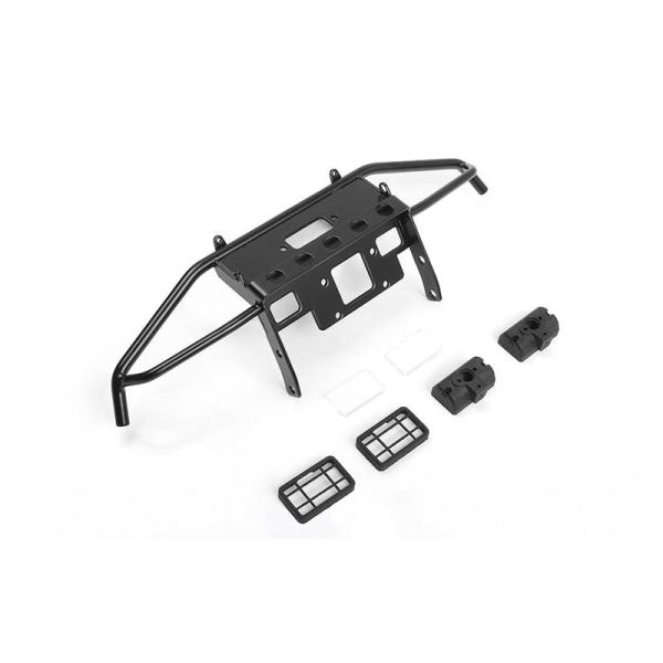 RC4WD Guardian Steel Front Winch Bumper w/ Lights for Axial 1/10 SCX10 ...