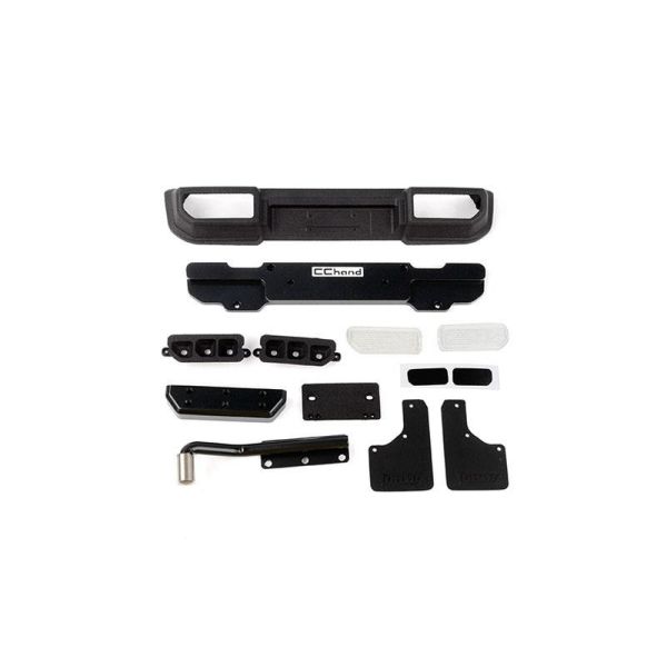 RC4WD Guardian Steel Rear Bumper W/ Exhaust and Mud Flaps for MST 4WD ...